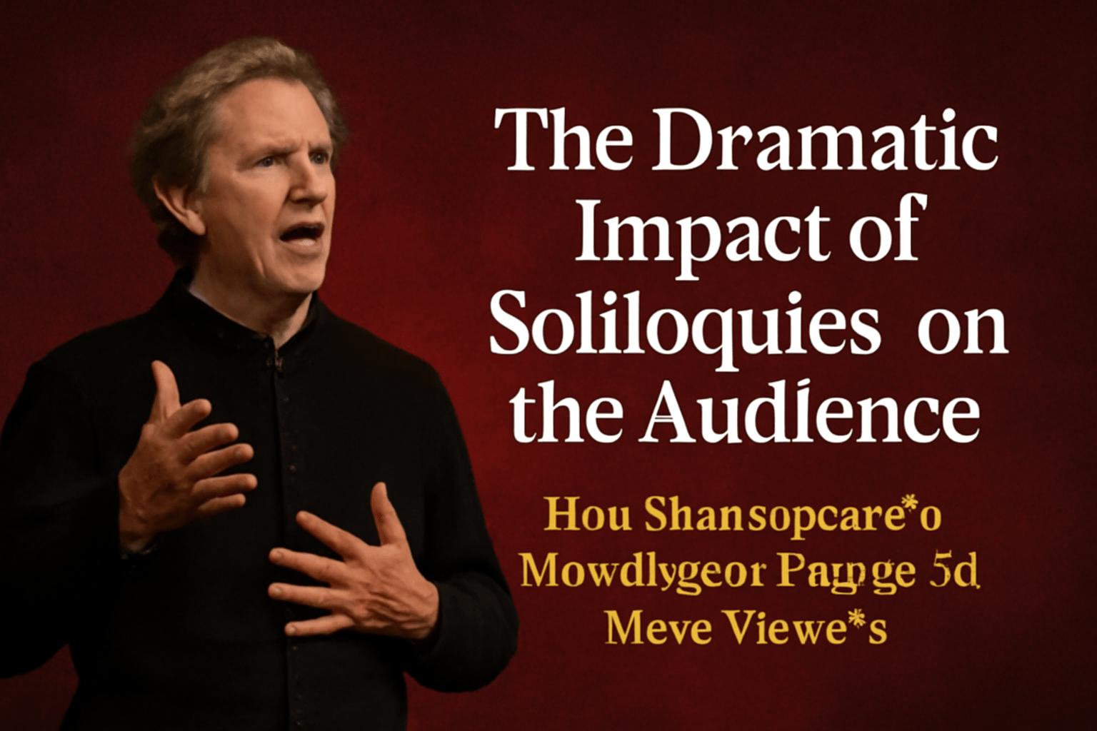 The Dramatic Impact of Soliloquies on the Audience