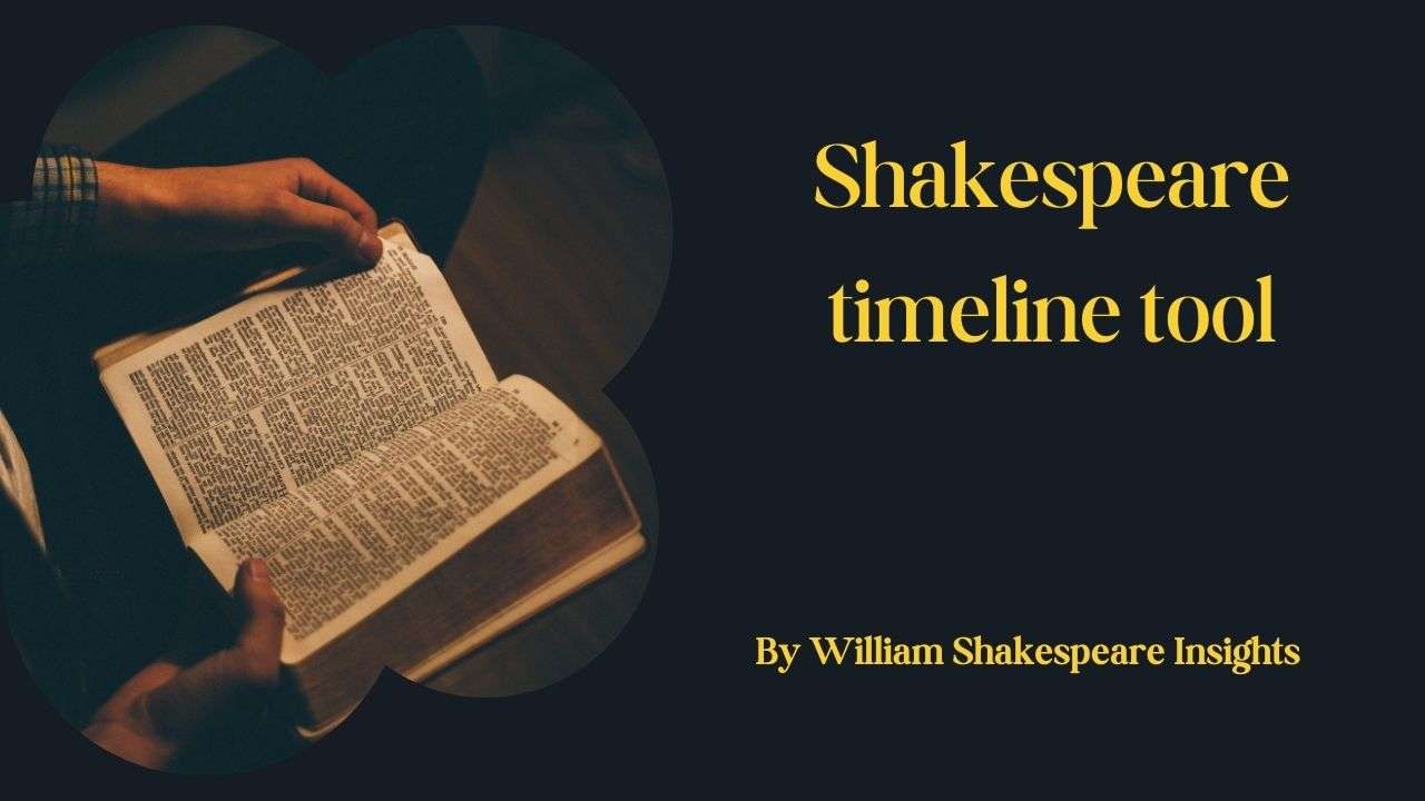 Explore the Shakespeare Timeline Tool for His Life & Works