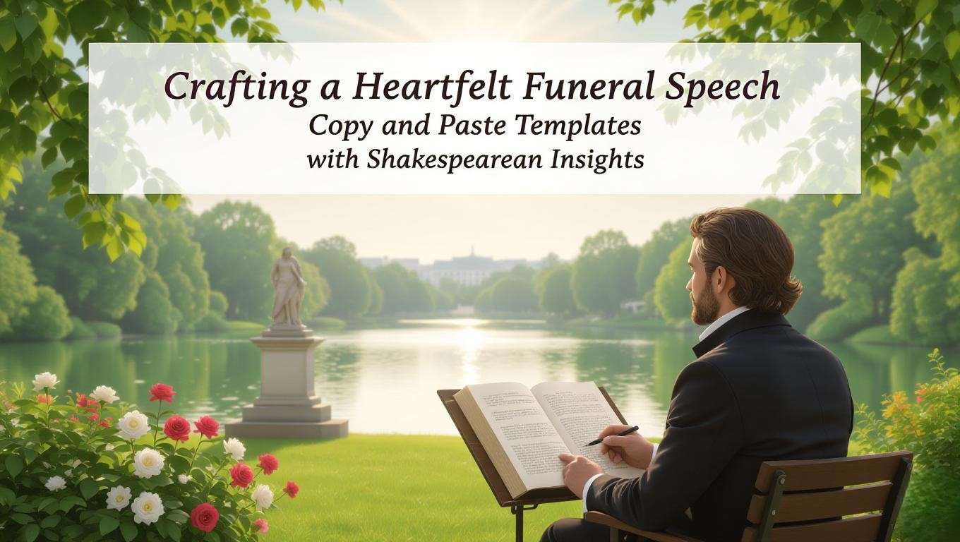 Craft a Heartfelt Funeral Speech Copy and Paste Guide