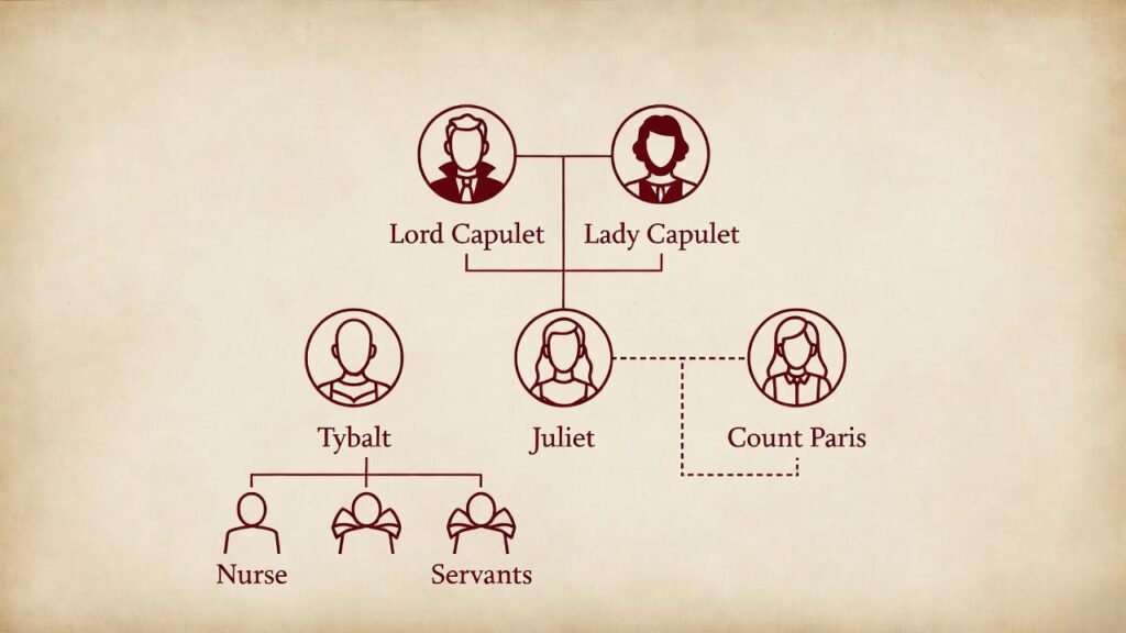 Romeo and Juliet Family Tree: Clear Visual Guide