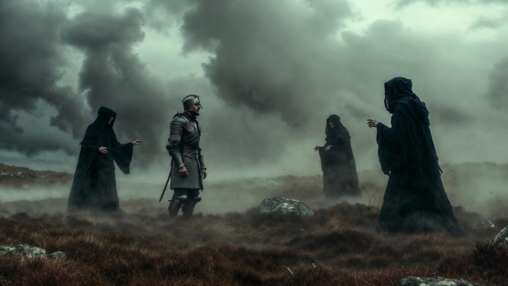Summary of Act One Macbeth: Witches & Ambition