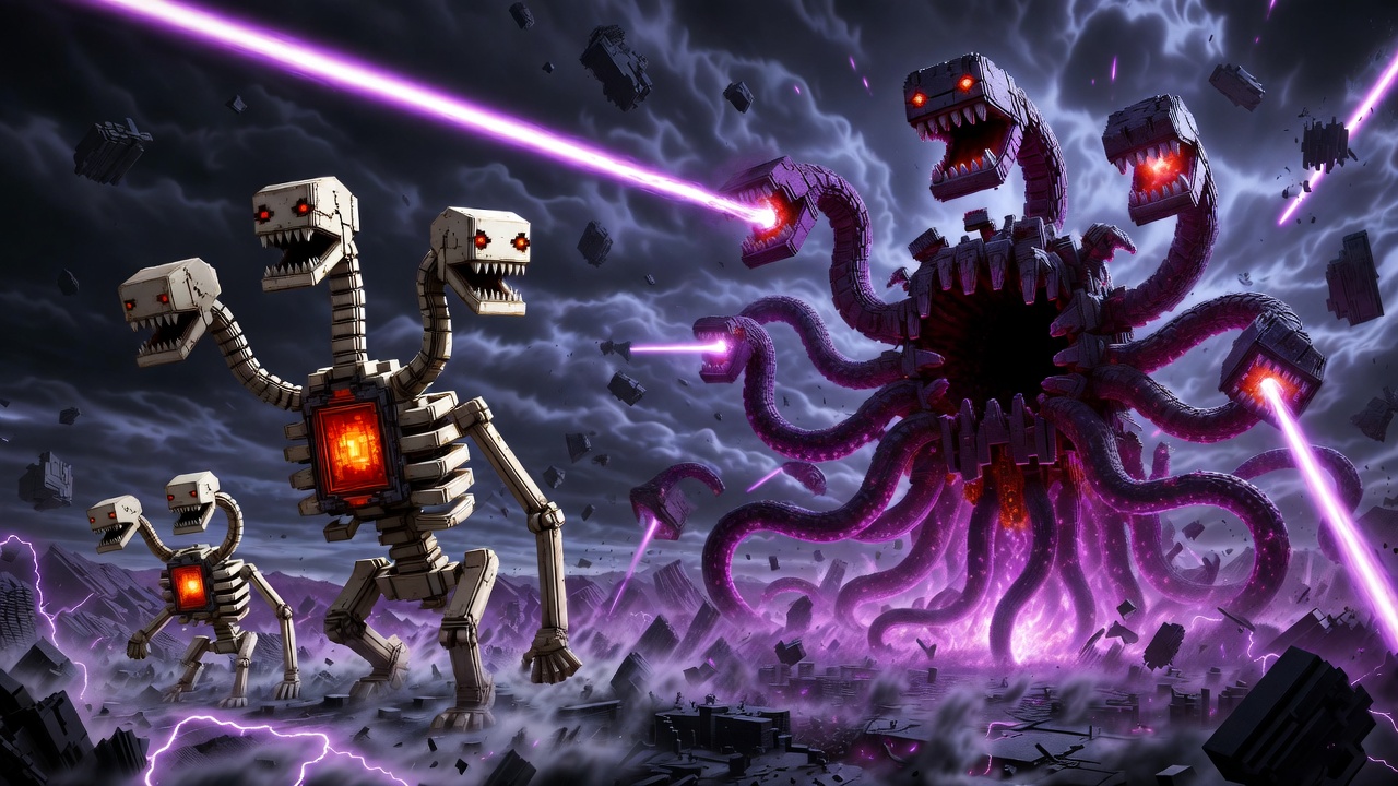 How to Draw Wither Storm from Minecraft: Easy Guide