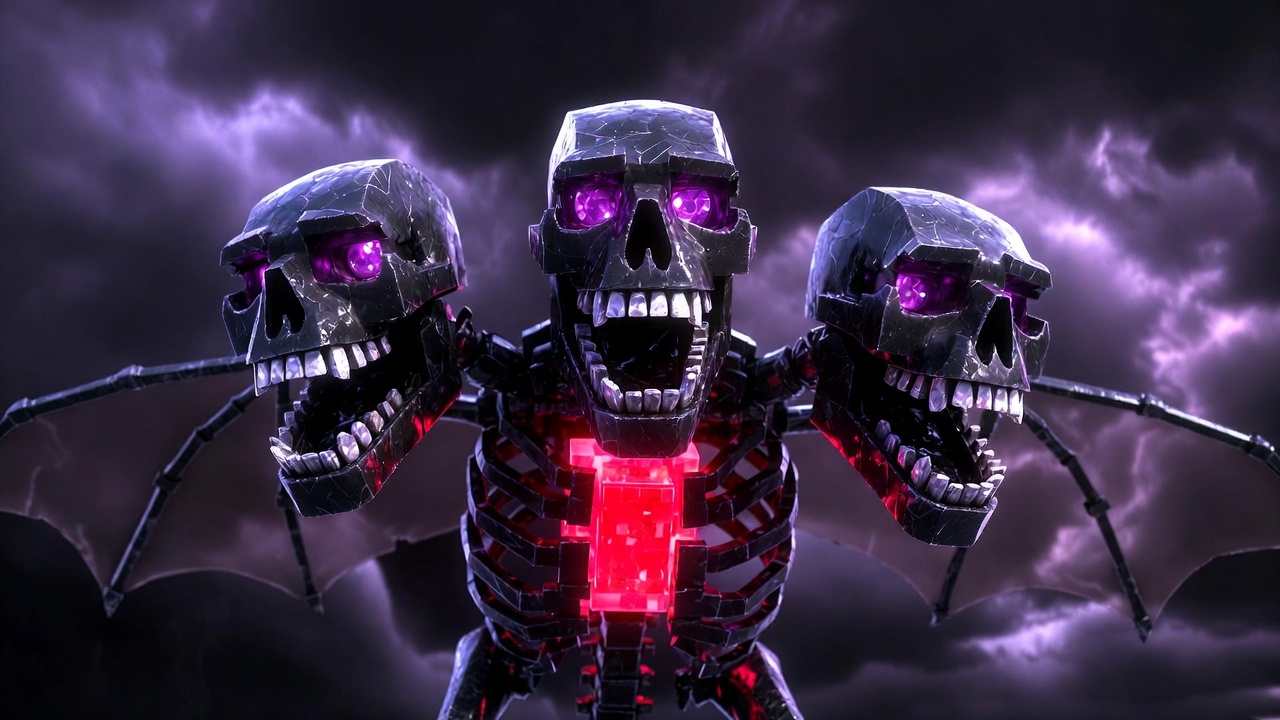 How to Draw Wither Storm from Minecraft: Easy Guide