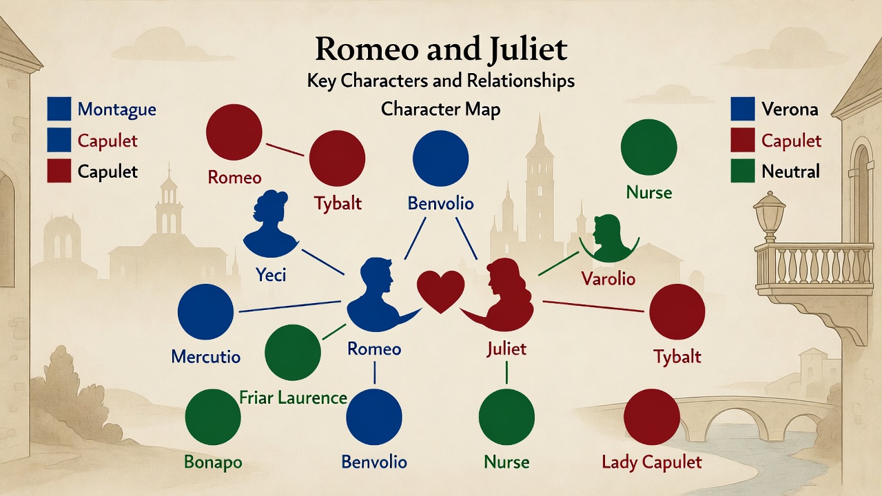 Romeo and Juliet Character Map: Ultimate Guide 2025