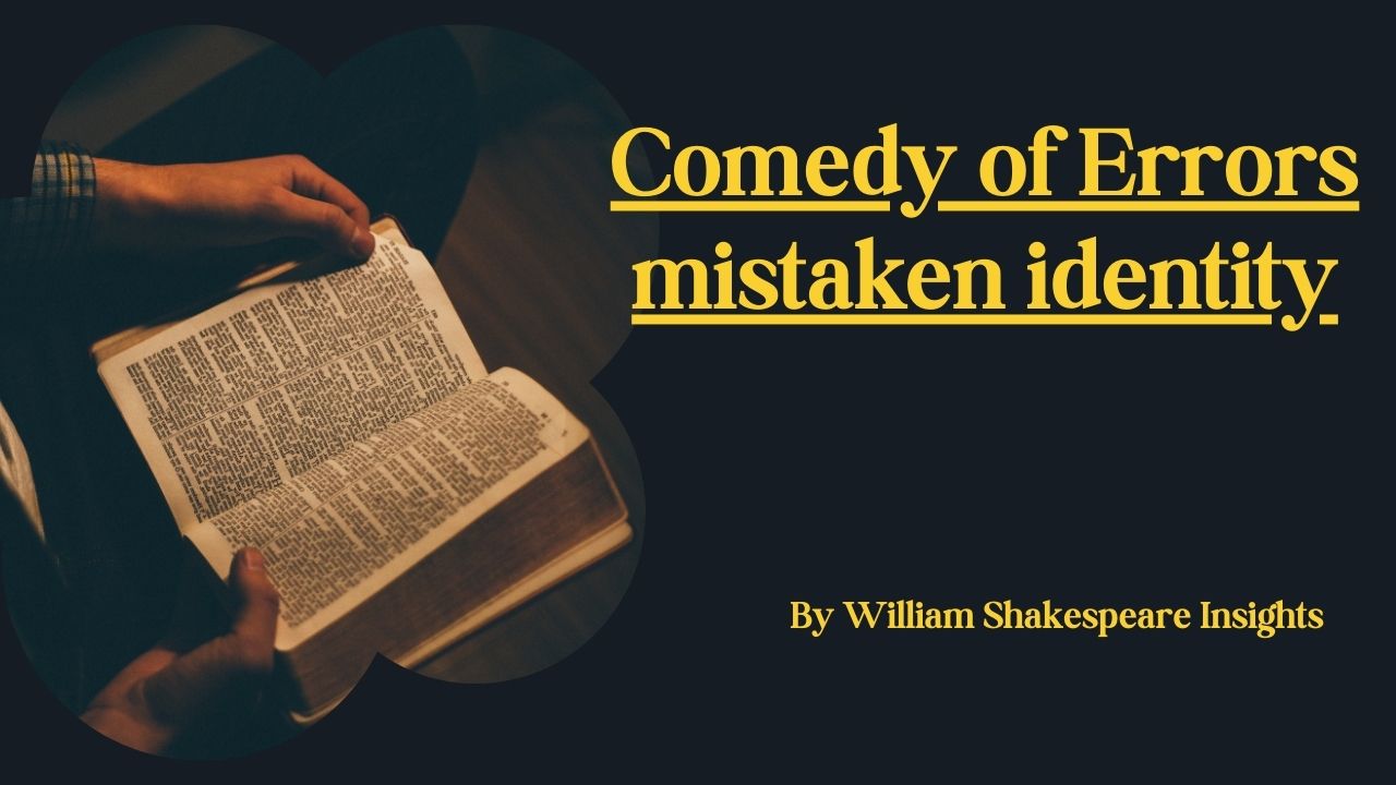 Comedy of Errors Mistaken Identity Quiz