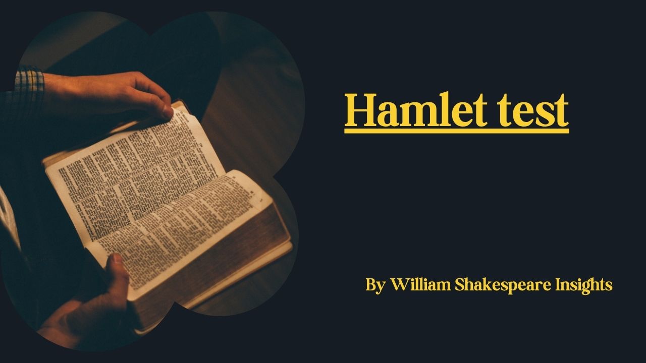 Hamlet Test & Midsummer Night's Dream Plot Quiz