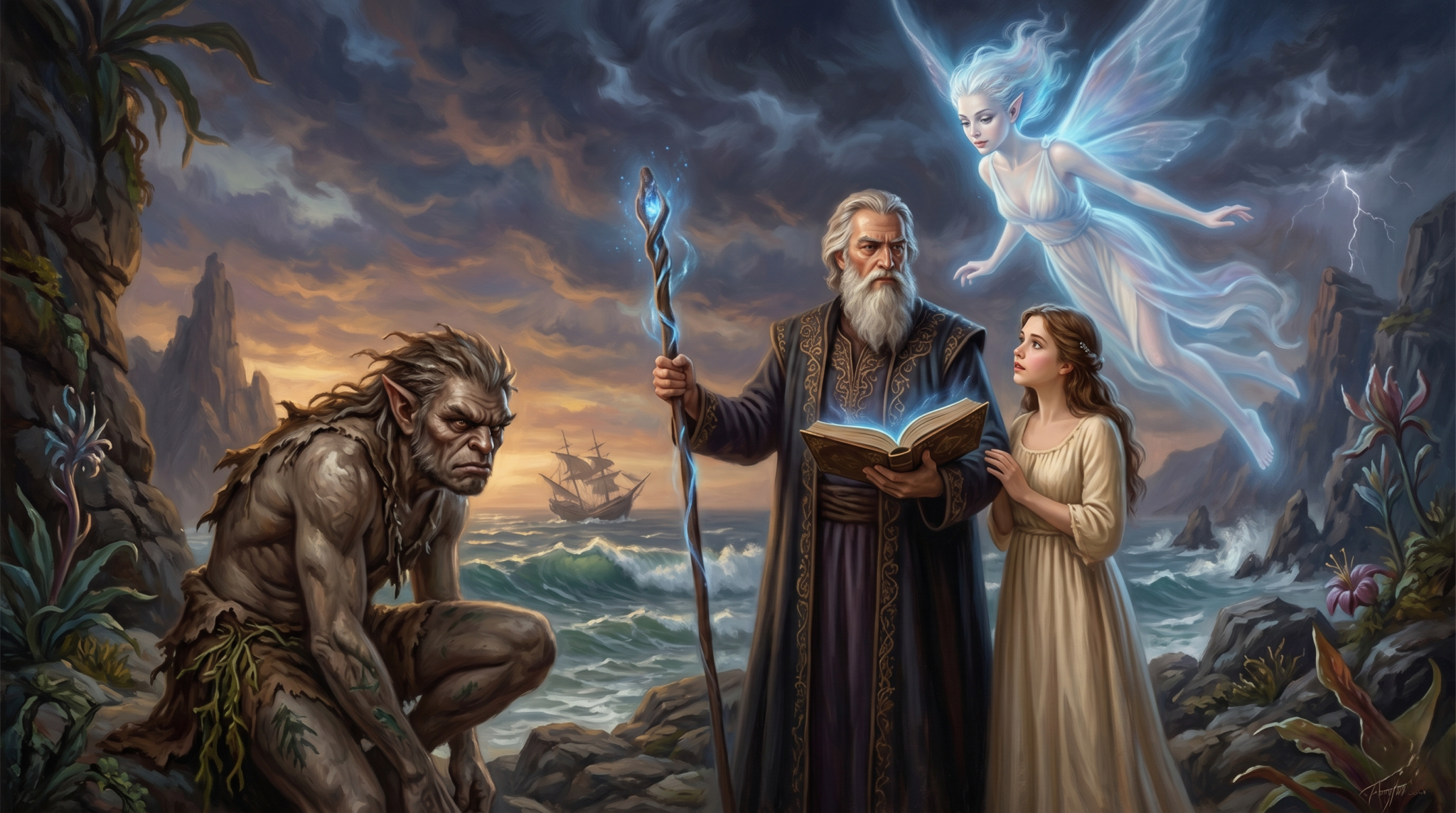 character of caliban in the tempest analysis