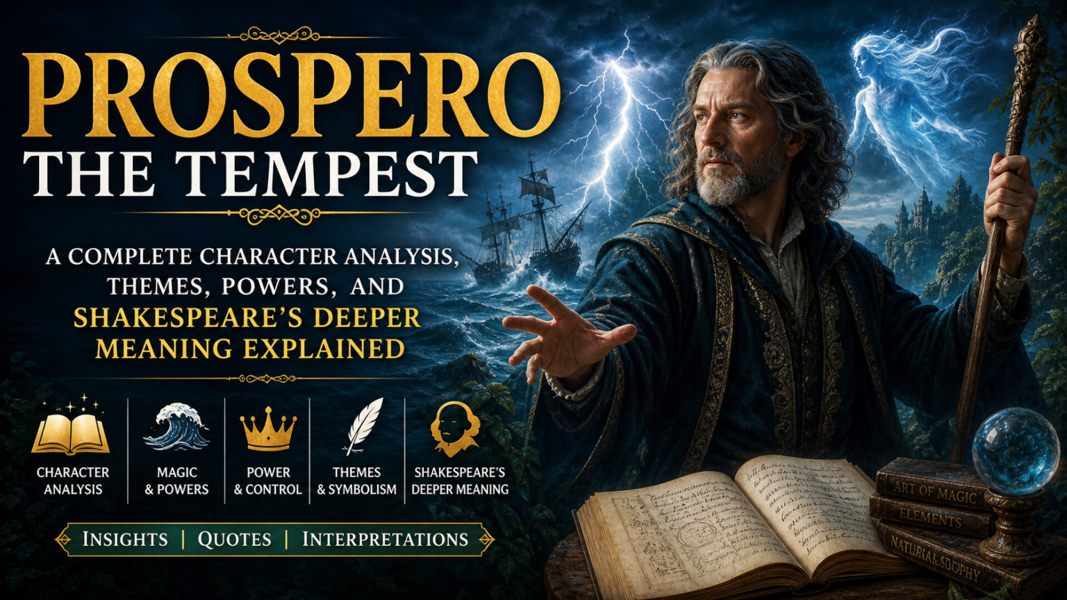 The Tempest Outline: Scene-by-Scene Summary & Themes